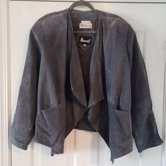 Avanti | Jackets & Coats | Vintage Avanti Leather Jacket With Shoulder ...